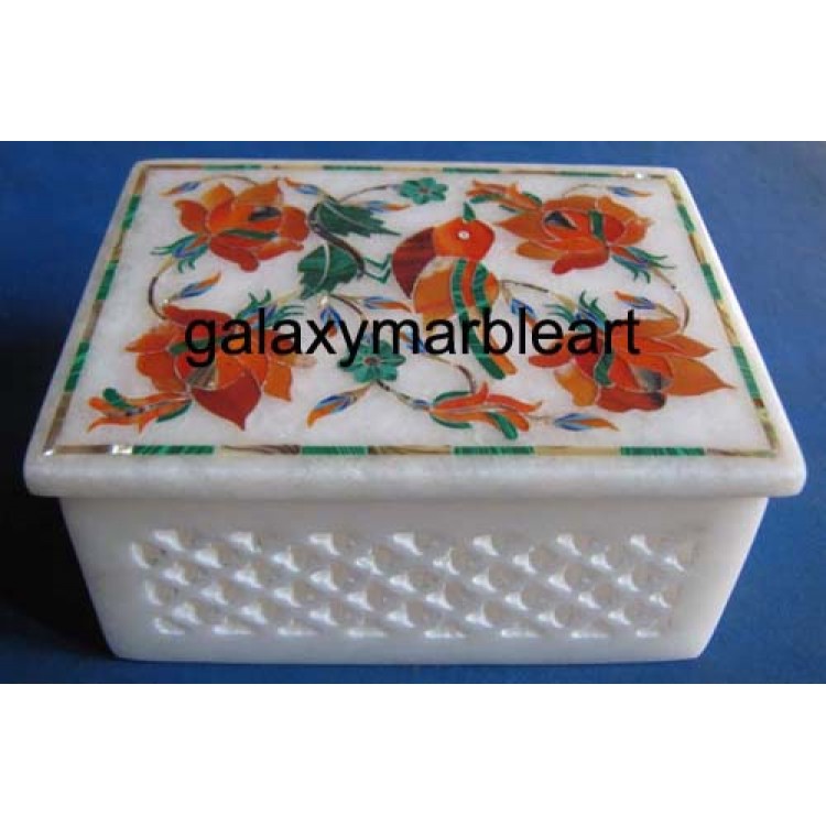 marble inlay box Exporter manufacturer wholesaler retailer in Agra India